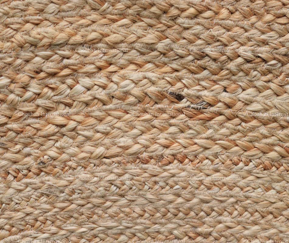 4x4, 5x5, 6x6,feet Natural Jute Scallop Round Rug, Floor Scalloped Edge ...