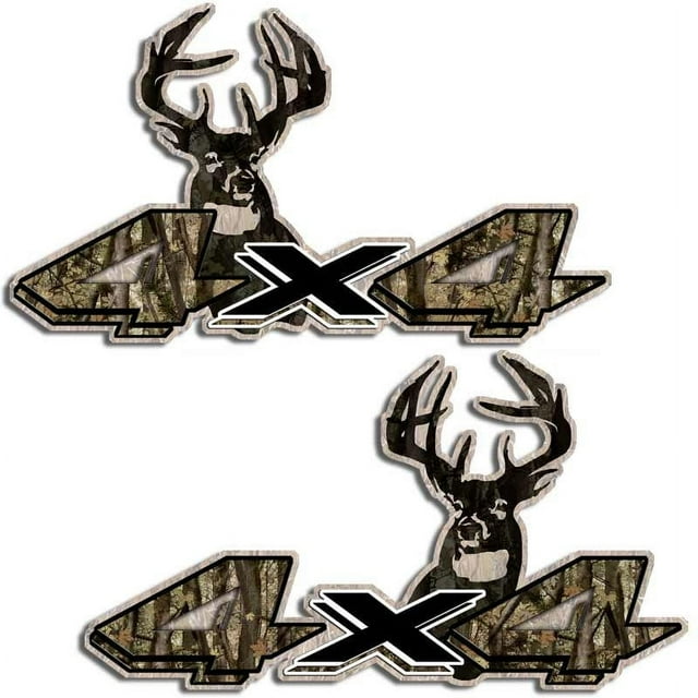 4x4 Dakota Camouflage Deer Hunting Truck Decal Set - Walmart.com