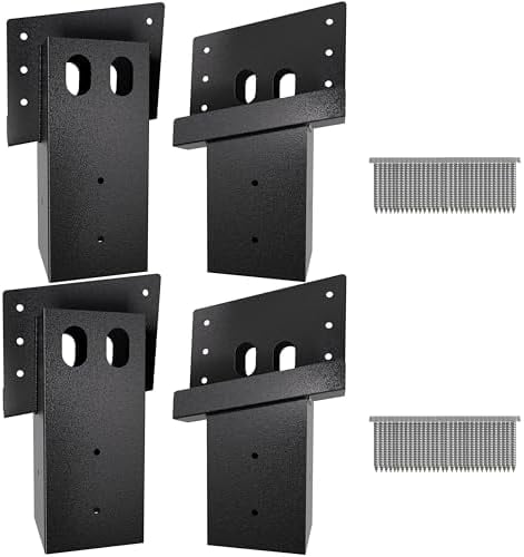 4x4 Deer Stand Brackets with Stainless Steel Screws, Heavy Duty ...
