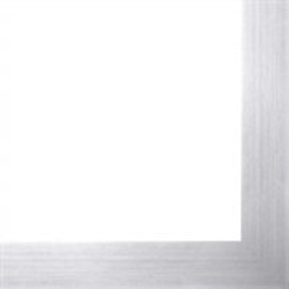 4x4 In - 4 x 4 Stainless Steel Silver Solid Wood Frame with UV Framer's ...