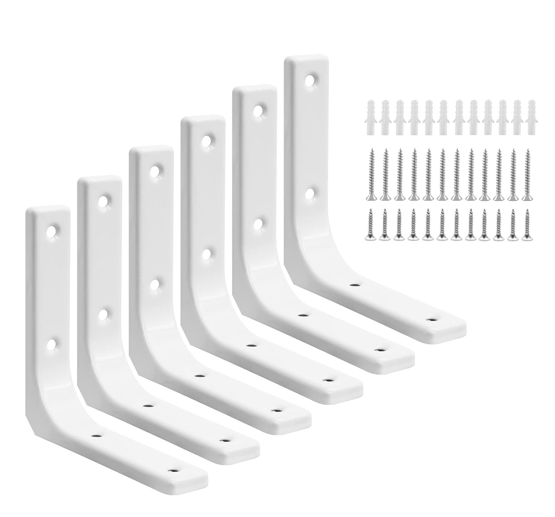 4x4 Inch Heavy Duty Shelf Support Bracket, Steel Decorative Joint Angle ...