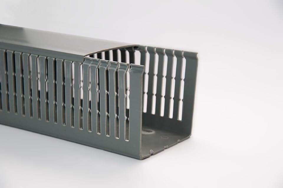 4x4-Inch High Density Open Slot Wiring Cable Management Raceway Duct ...