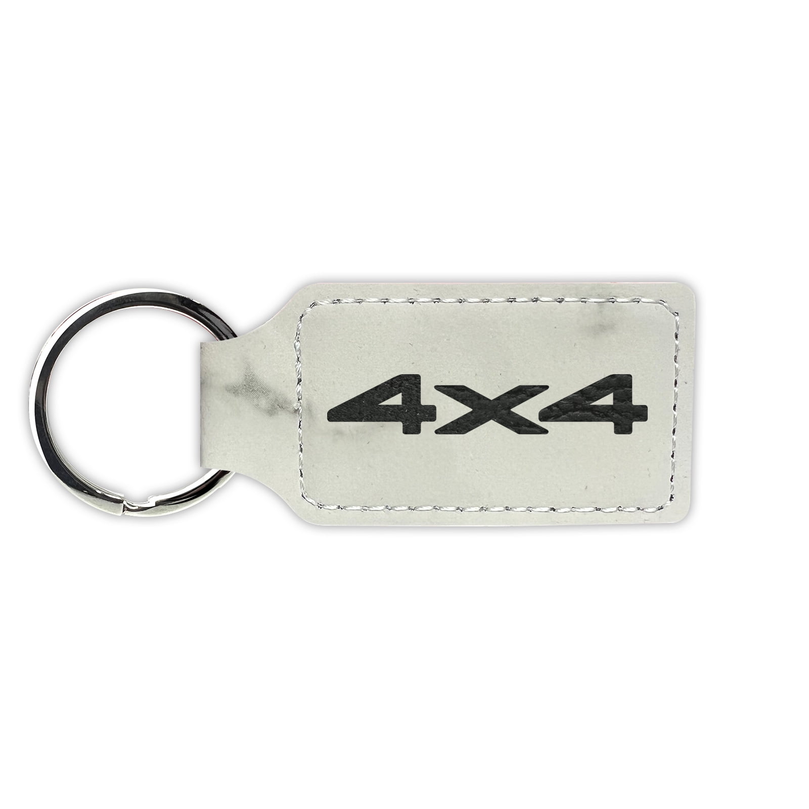 4x4 Keychain Leatherette Rectangle - Laser Engraved - Many Colors - Key ...