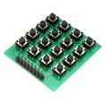 4x4 Matrix 16 Keypad Keyboard Module 16 Button Mcu - Walmart.com