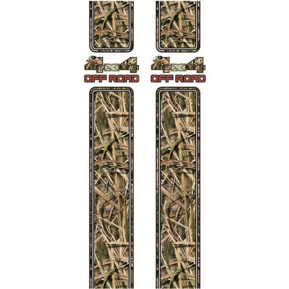 4x4 Off Road Rear Quarter Panel Mossy Oak Camo Vinyl Wrap - Shadow ...