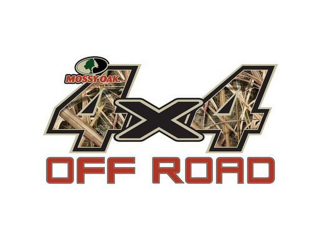 4x4 Off Road Style Mossy Oak Camo Decal - Large - Shadow Grass Blades ...