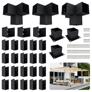 Pergola Rafter Bracket (2x4 Steel) for Adding Traditional Rafters to ...