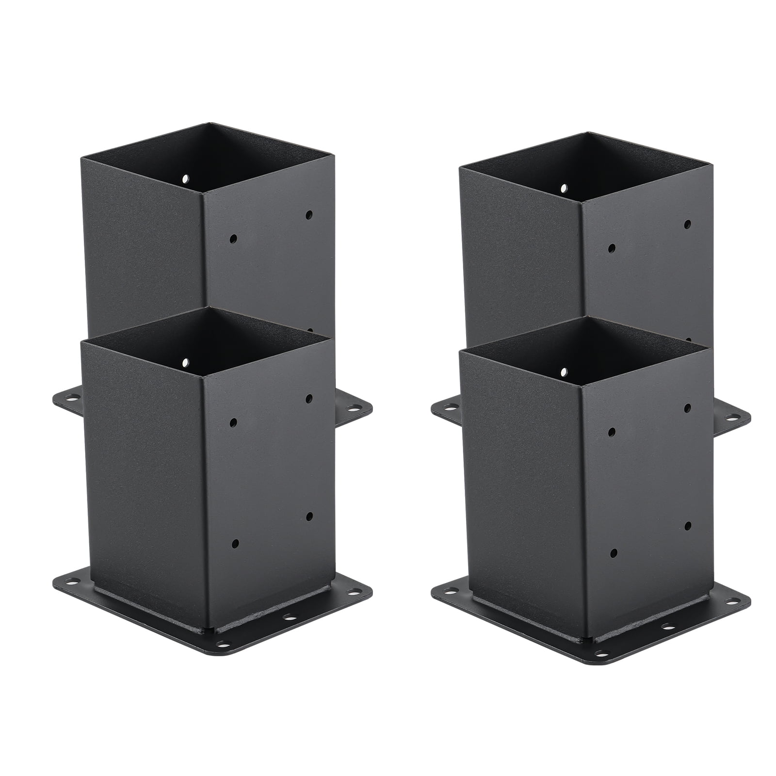 4x4 Post Base 4 Pcs, (Inner size 3.6x3.6) Post Anchors, 13GA Thick ...