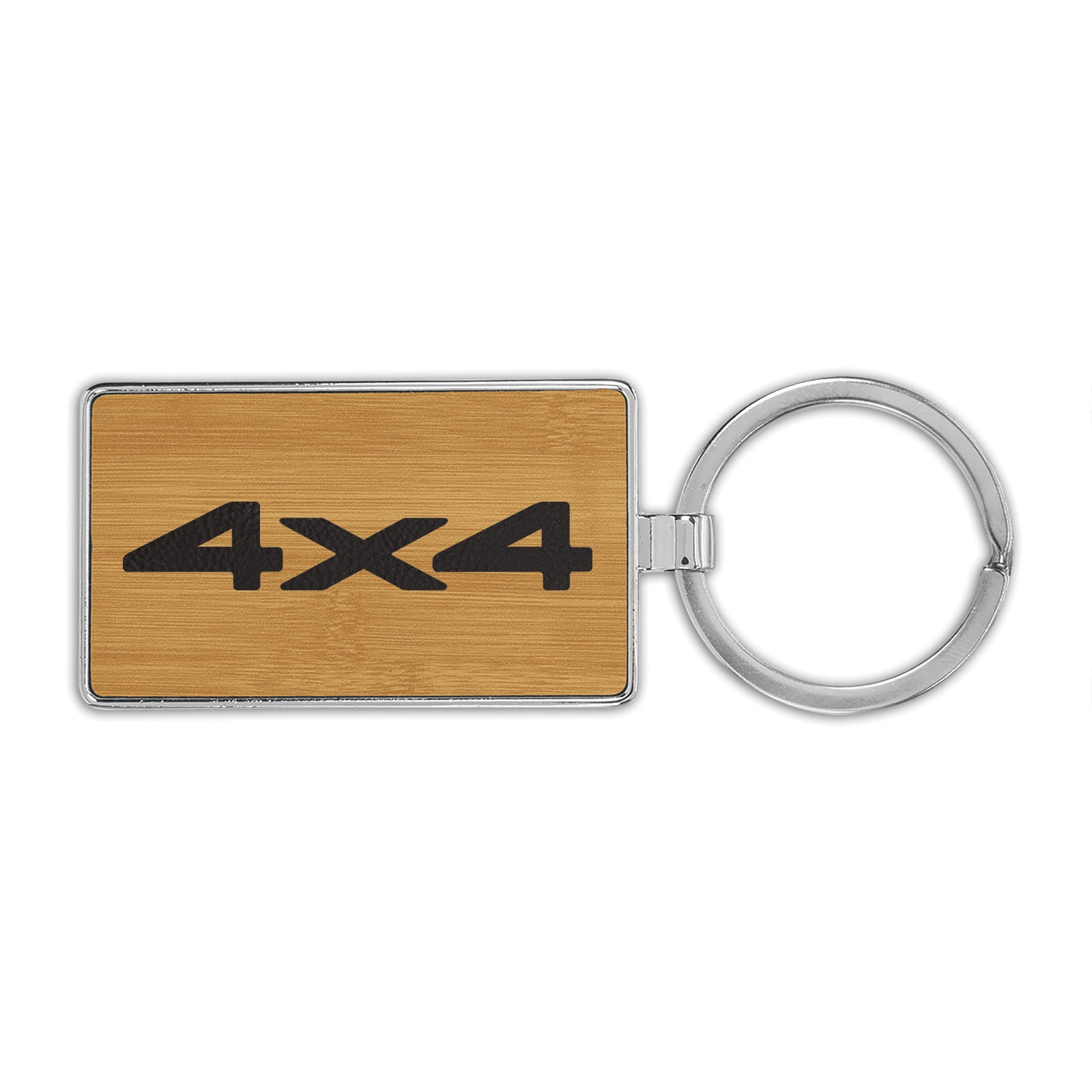 4x4 Premium Leatherette Keychain truck off road 4" - Bamboo - Walmart.com