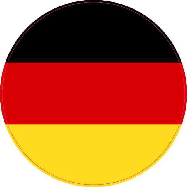 4x4 Round Germany Flag Sticker Vinyl Vehicle Decal Travel Hobby ...