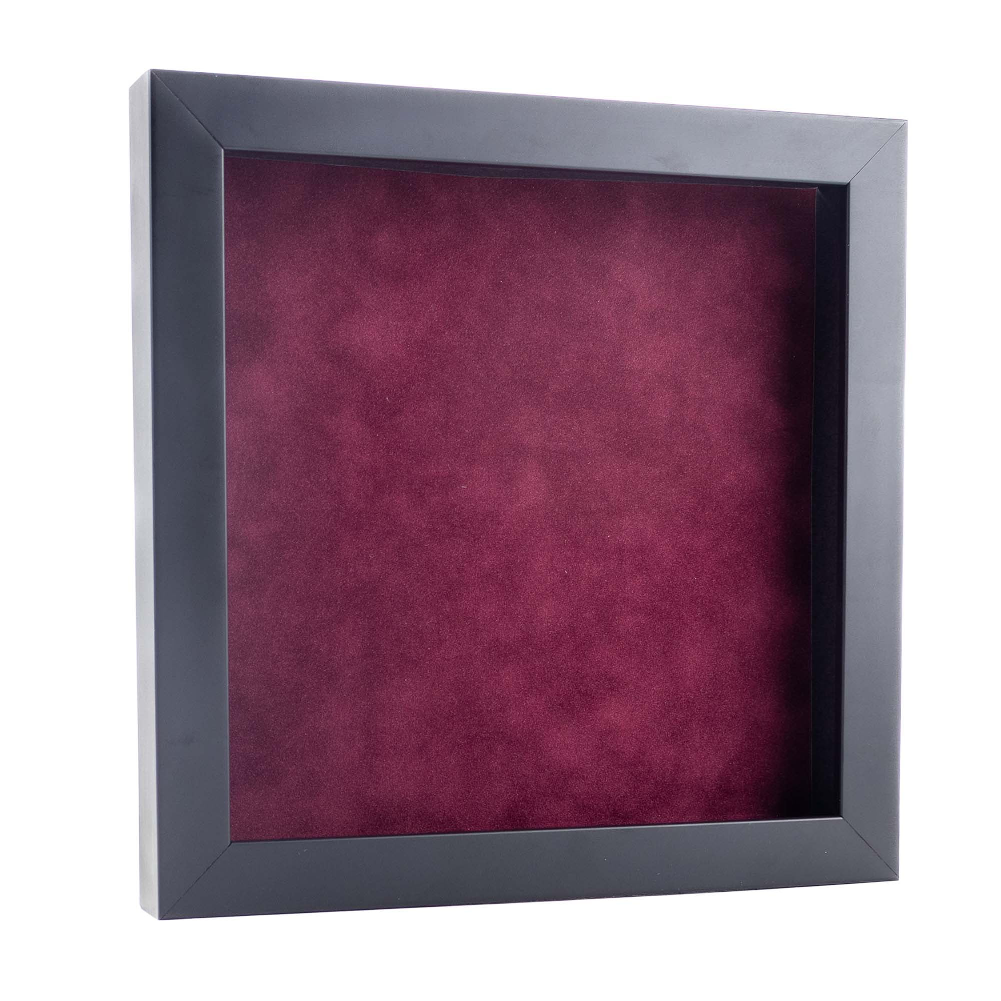 4x4 Shadow Box Frame Black Wood | With a 3/4" Usable Display Depth ...