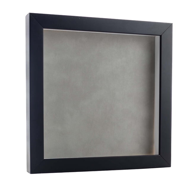4x4 Shadow Box Frame Black Wood | With a 3/4" Usable Display Depth ...