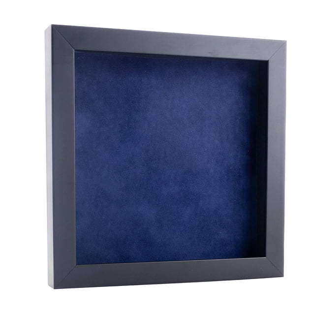 4x4 Shadow Box Frame Black Wood | With a 3/4" Usable Display Depth ...