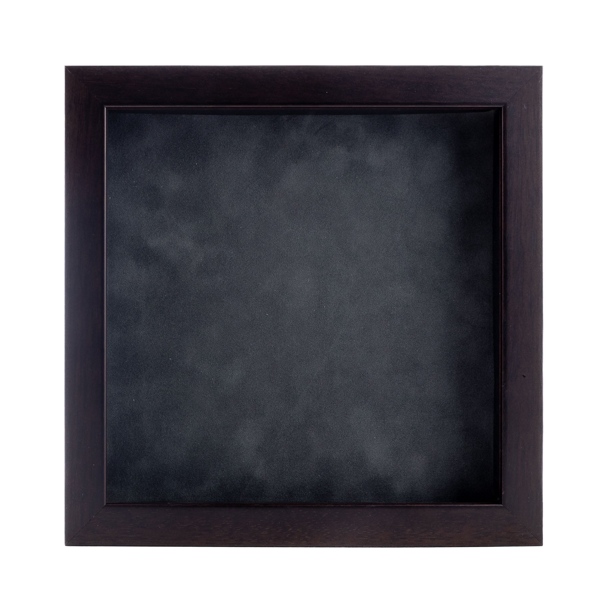 4x4 Shadow Box Frame Brown Walnut Wood | With a 3/4" Usable Display ...