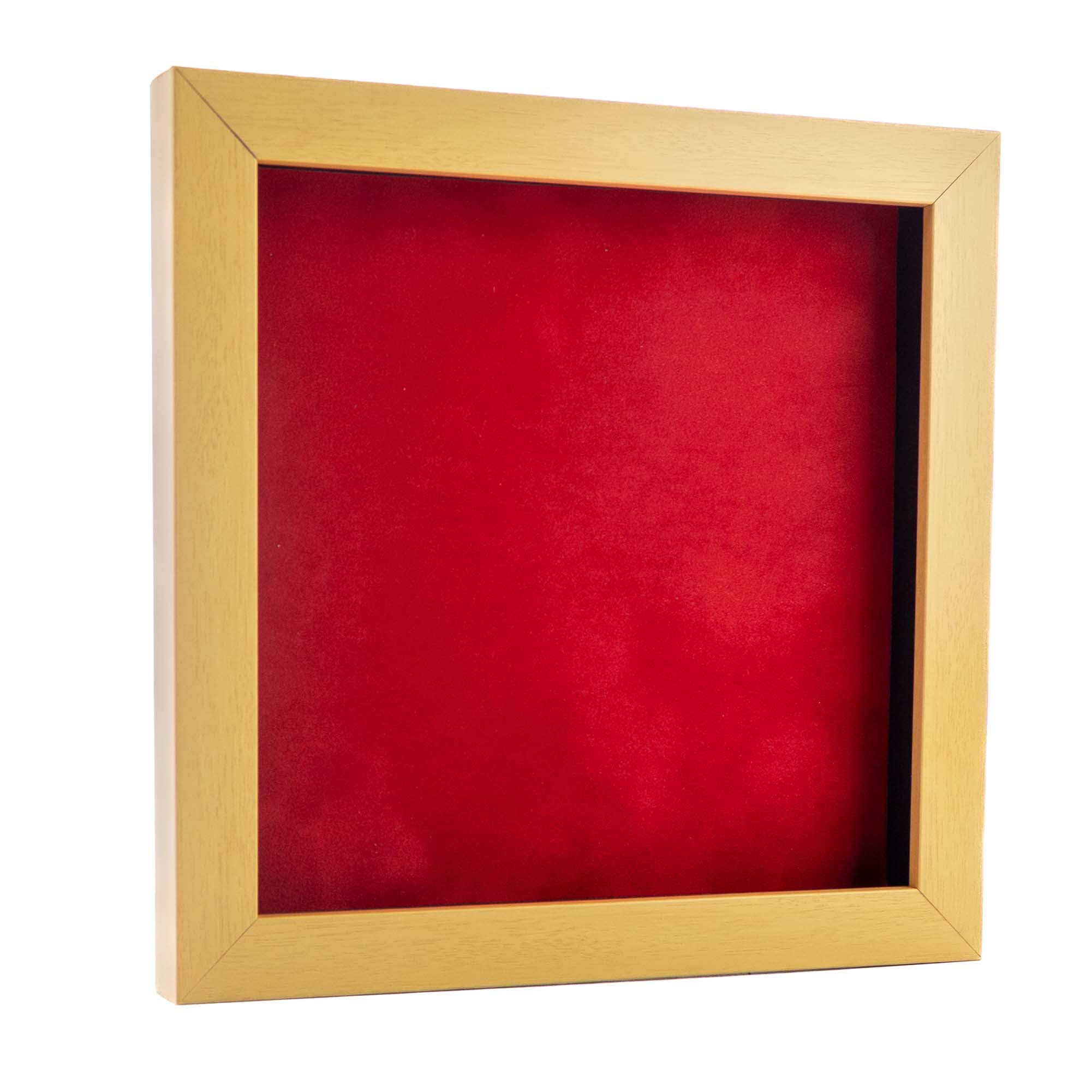 4x4 Shadow Box Frame Natural Wood | With a 3/4" Usable Display Depth ...