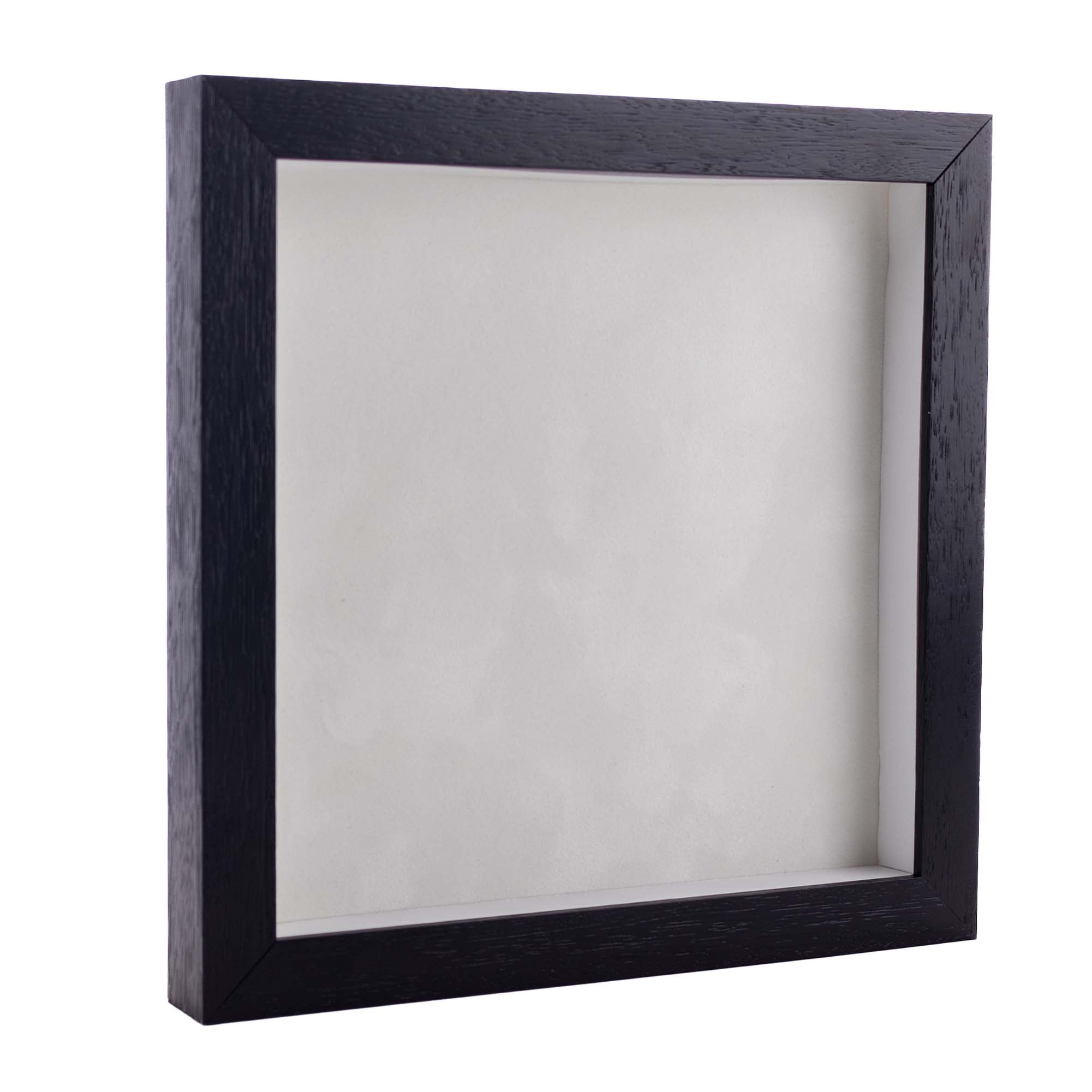 4x4 Shadow Box Frame Textured Black Wood | With a 3/4" Usable Display ...