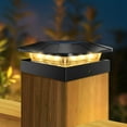 4x4 Solar Post Cap Lights Outdoor with 3 Modes, LED Post Light Solar ...