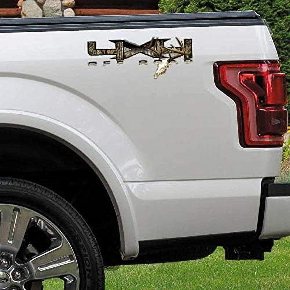 4x4 Whitetail Deer Truck Decal Set Archery Hunting - Walmart.com