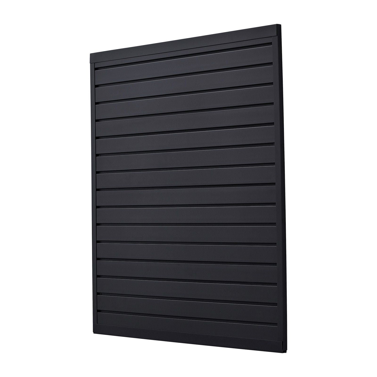 4x4 ft Black Slatwall Panels - Modular PVC Garage Wall System for Easy ...