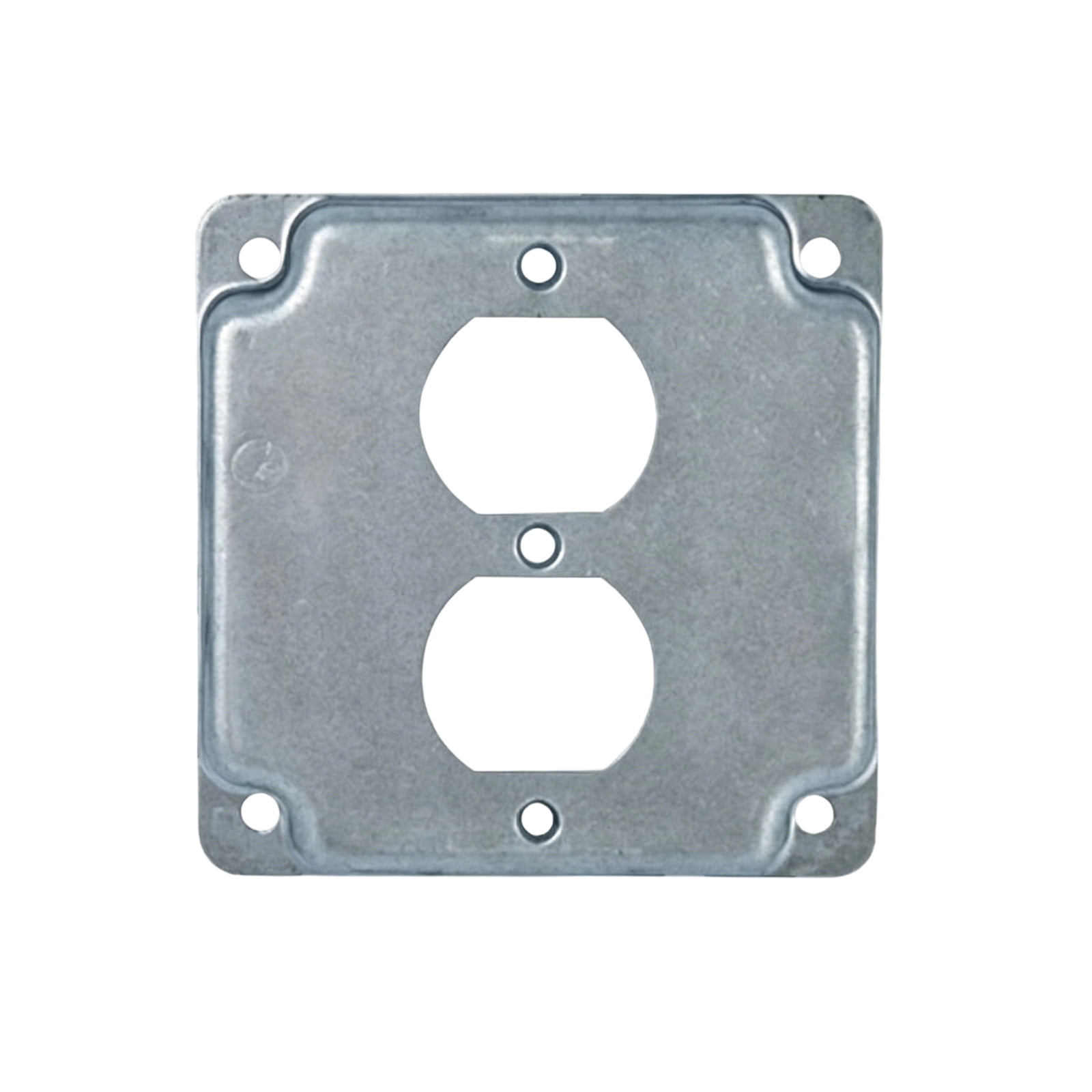 4x4Inches Electrical Outlet Cover Plate Square Metal Box Panel ...