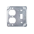 4x4Inches Electrical Outlet Cover Plate Square Metal Box Panel ...
