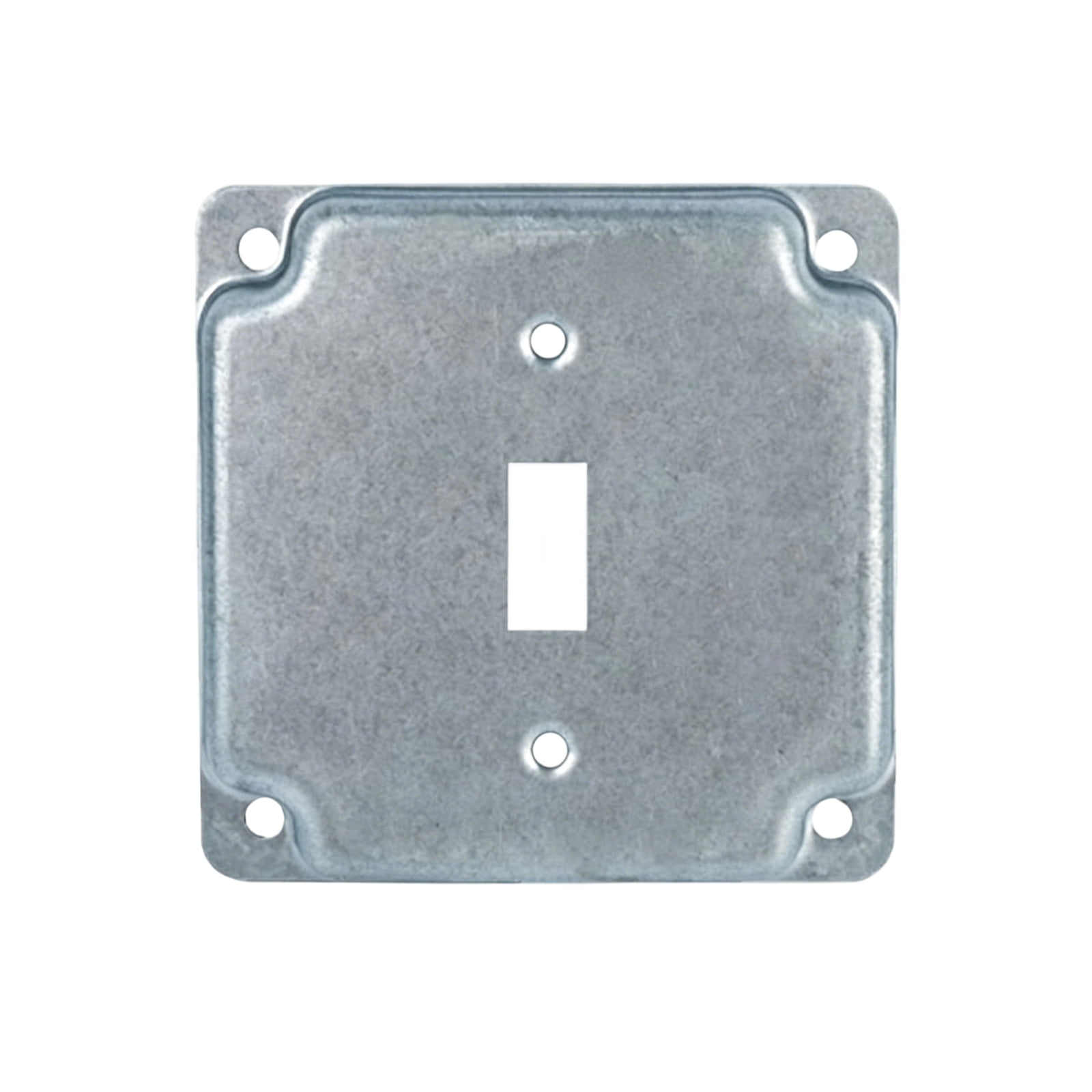 4x4Inches Electrical Outlet Cover Plate Square Metal Box Panel ...