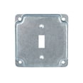4x4Inches Electrical Outlet Cover Plate Square Metal Box Panel ...