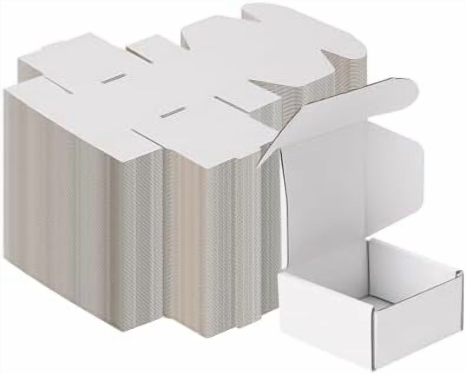 4x4x2 Inches Shipping Boxes Pack of 100, Small Corrugated Cardboard Box ...