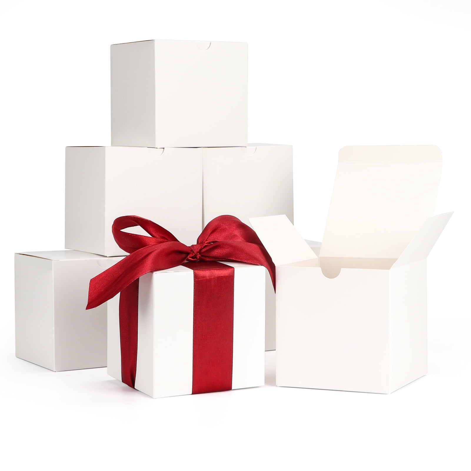 Walmart 4x4x4 Inches White Moving Boxes, Pack of 100, Small Plain ...