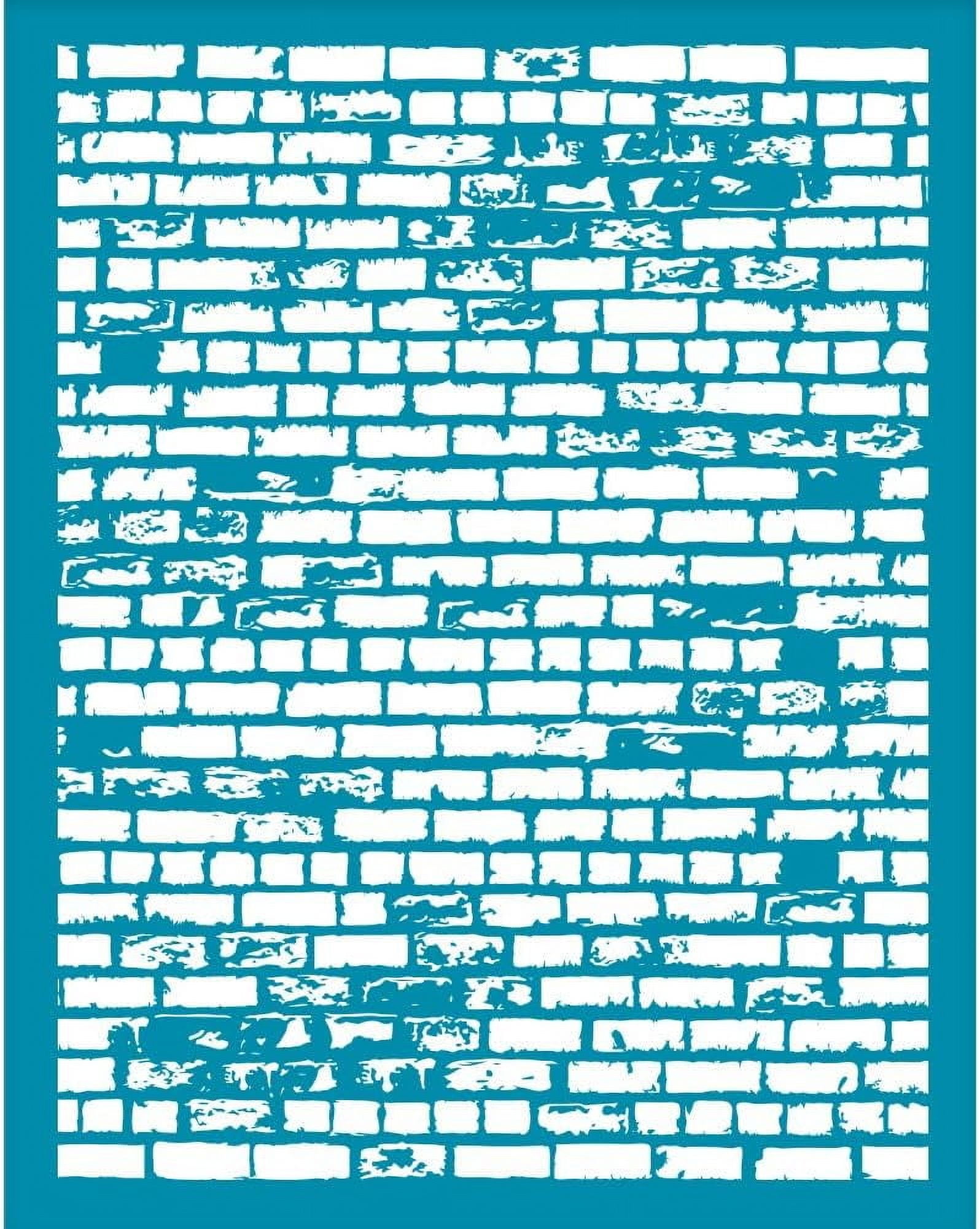 4x5 Inch Brick Wall Pattern Clay Stencils Brick Silk Screen for Polymer ...