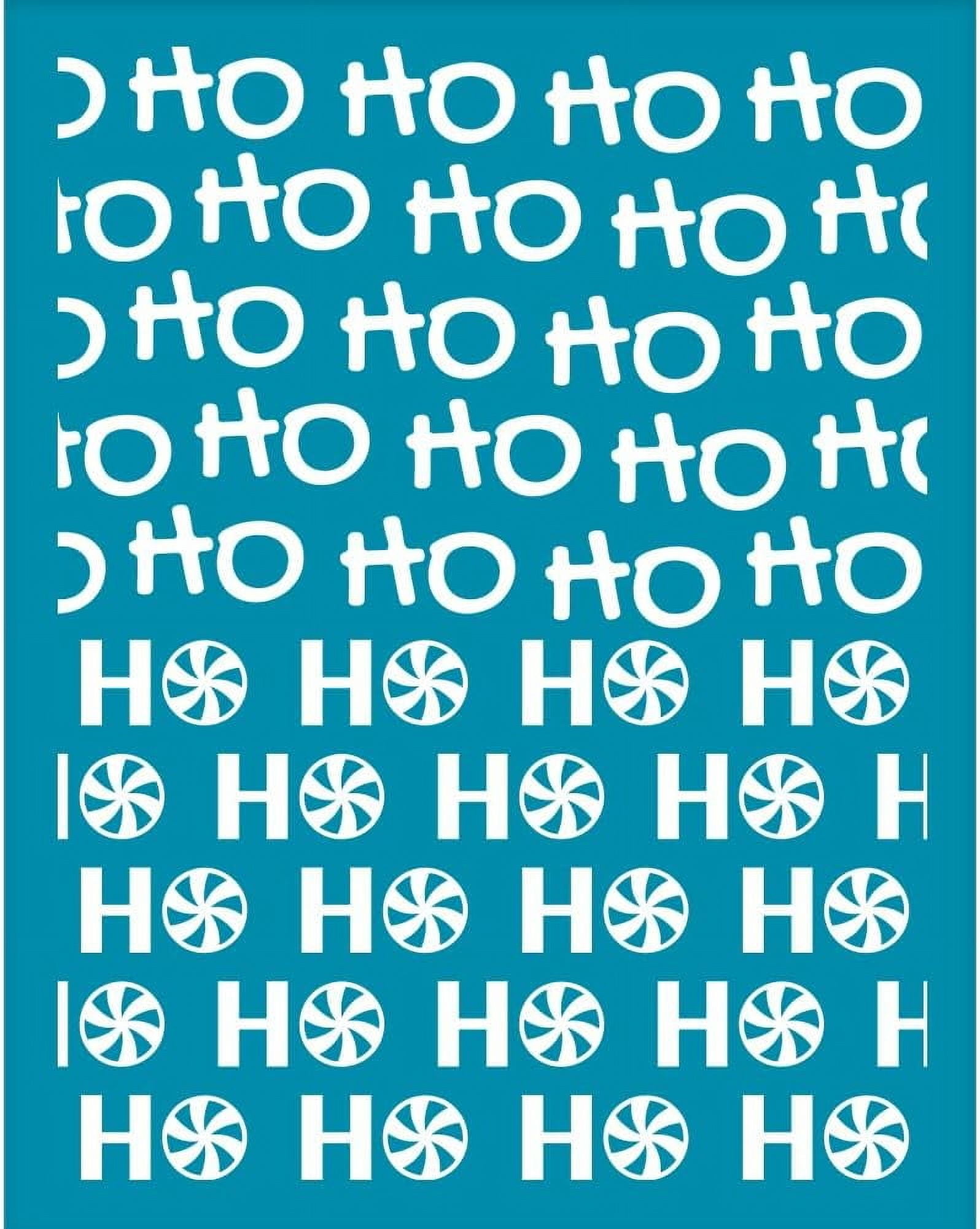 4x5 Inch Christmas Theme Clay Stencils HOHOHO Pattern Silk Screen for ...