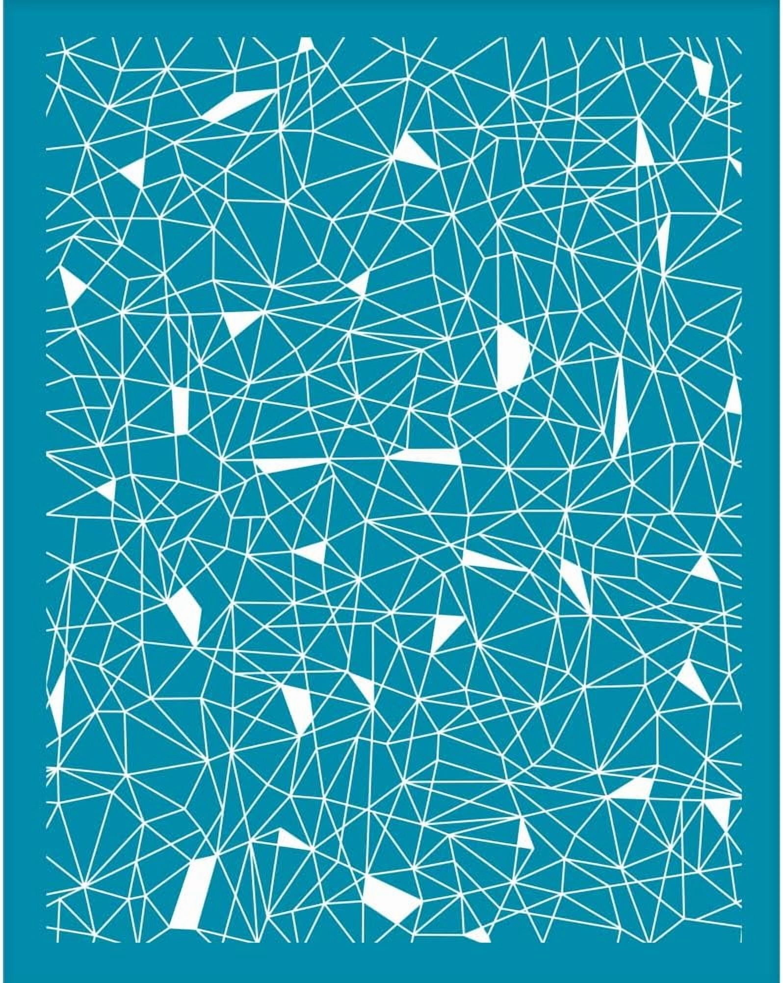 4x5 Inch Clay Stencils Stripe Pattern Silk Screen for Polymer Clay ...