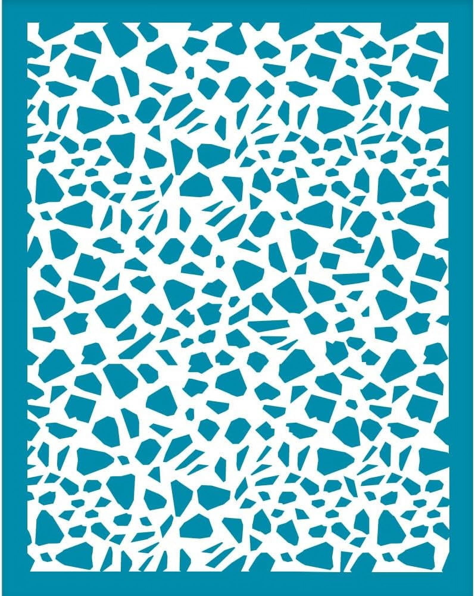 4x5 Inch Clay Stencils Terrazzo Stone Silk Screen for Polymer Silk ...