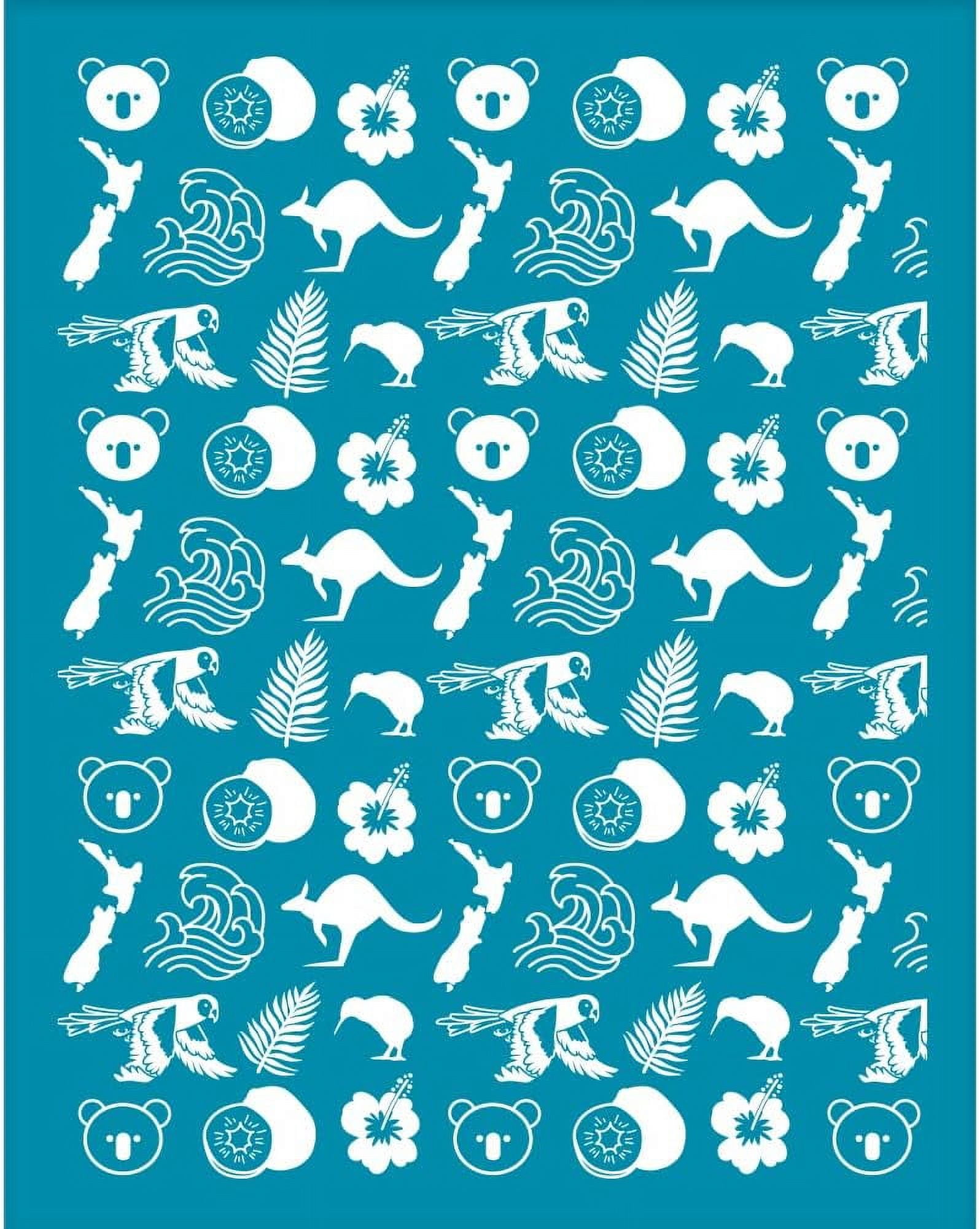 4x5 Inch Hawaii Theme Clay Stencil Koala Kangaroo Silk Screen for ...