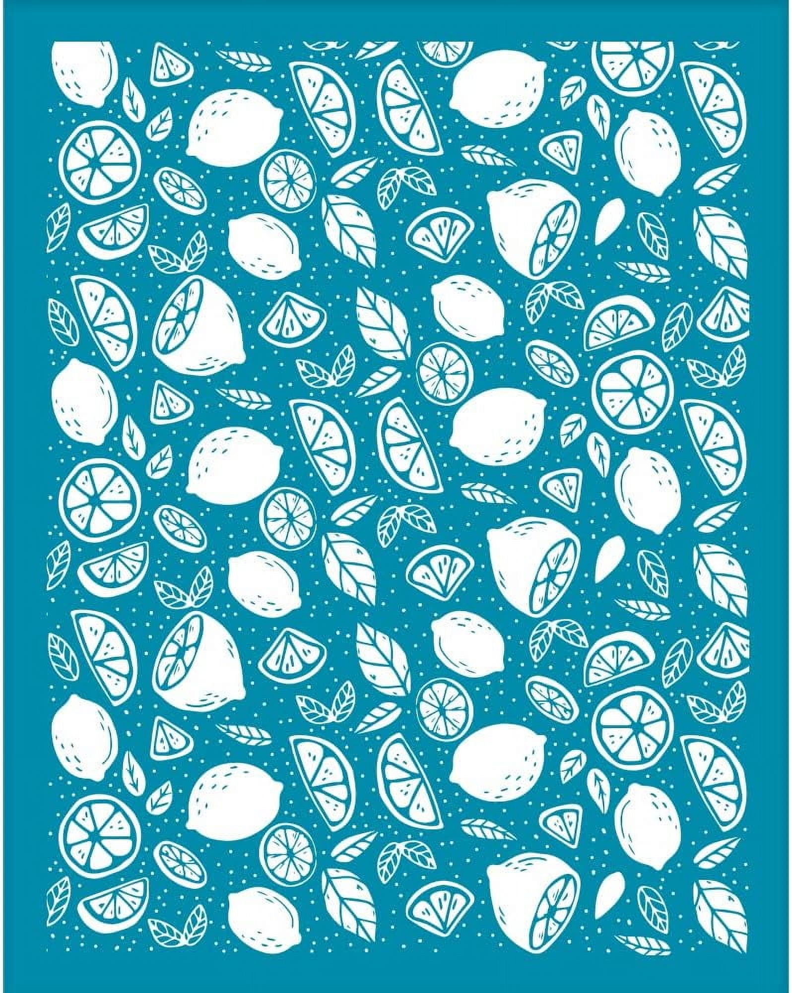 4x5 Inch Silk Screen for Polymer Clay Lemon Pattern Silk Screen ...