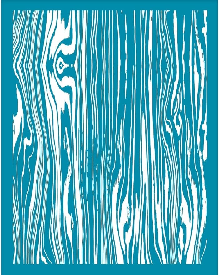 4x5 Inch Silk Screen for Polymer Clay Wood Grain Clay Stencils Reusable ...