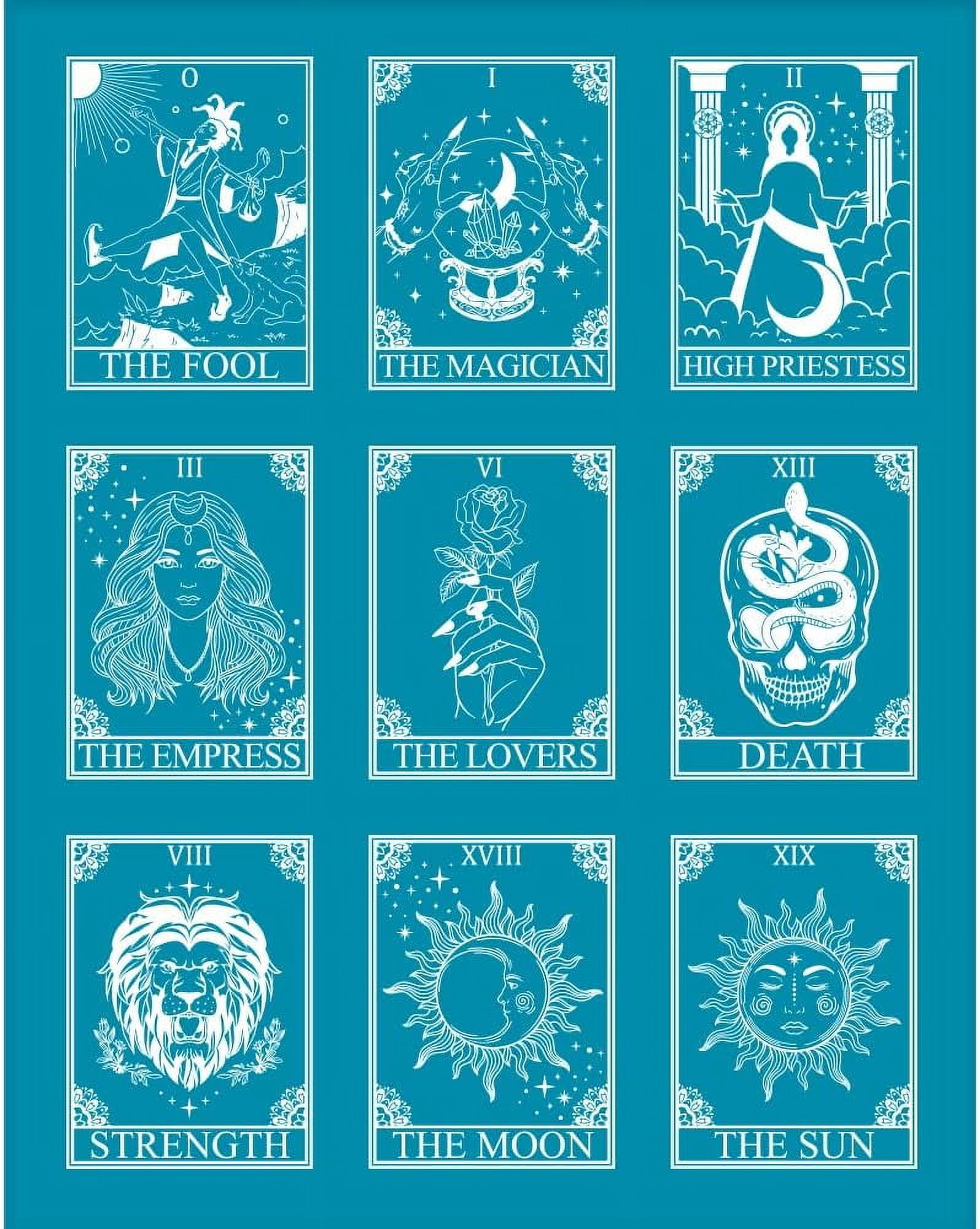 4x5 Inch Tarot Pattern Silk Screen for Polymer Clay Sorceress Silk ...
