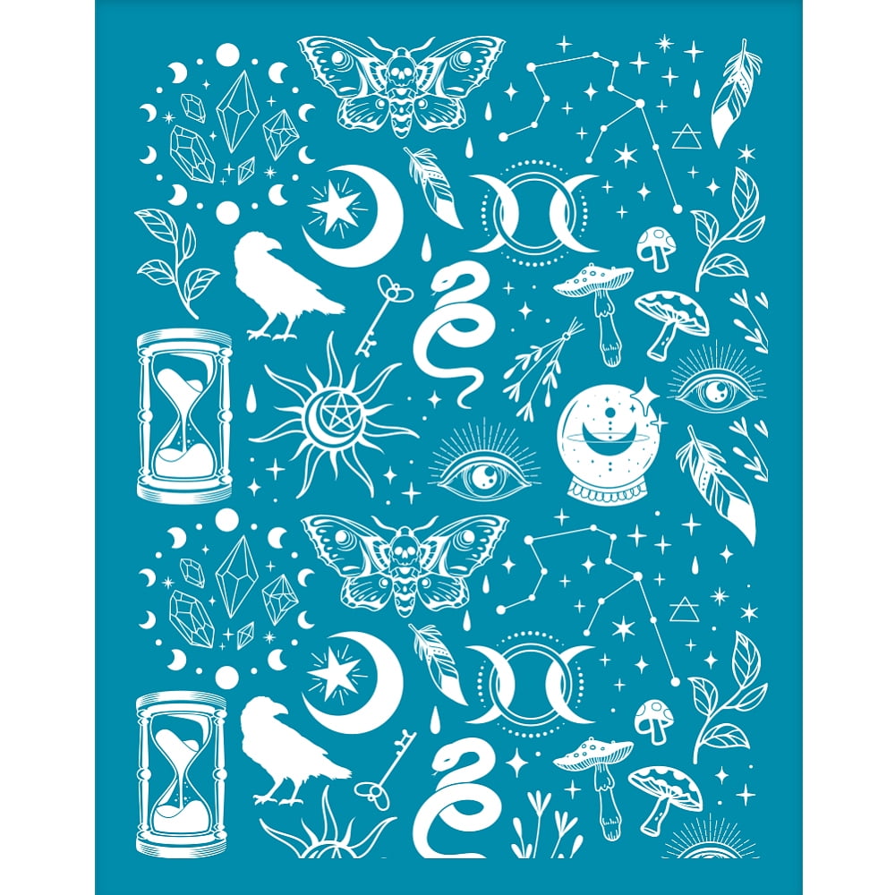 4x5 Inch Tarot Theme Silk Screen Stencils for Polymer Clay Jewelry ...