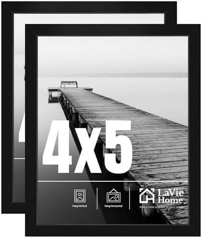 4x5 Picture Frame 2 pack, Display Pictures 4 x 5 Poster Frame, 4x5 ...