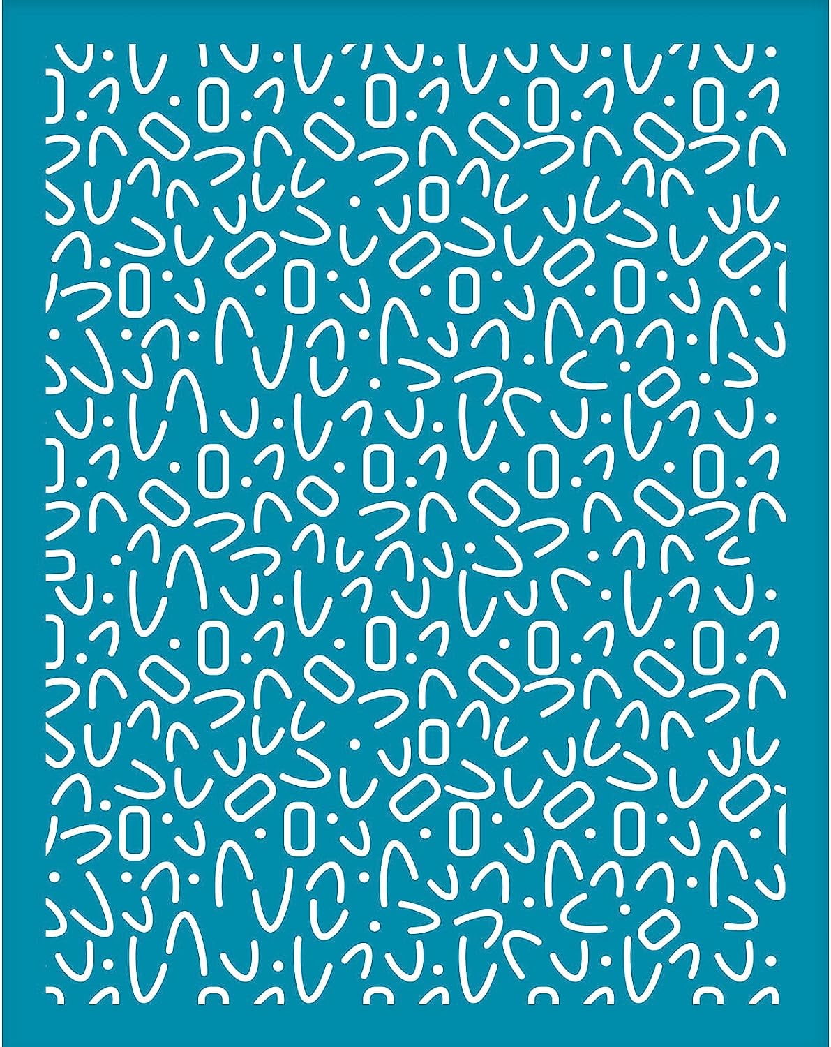 4x5Inch Clay Stencils Geometric Irregular Non-Adhesive Stencil ...