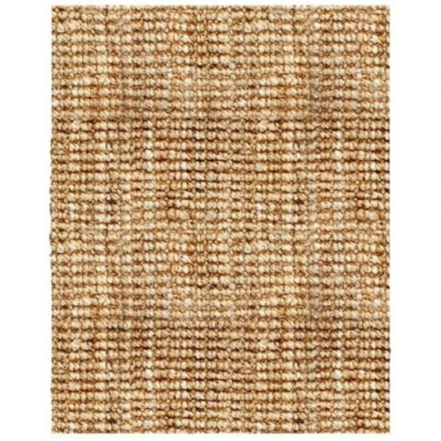 4x6 ANDES Natural Boucle Hand Spun Jute Rug Tucked Ends - Walmart.com