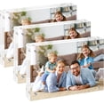 4x6 Acrylic Picture Frame 3 Pack, 20mm Clear Thickness Frameless ...