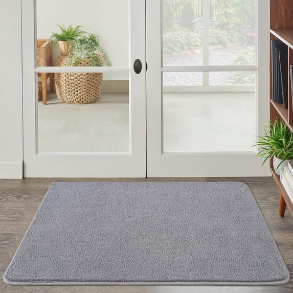 4x6 Area Rug Soft Memory Foam Low Pile Non Slip Carpet Modern Washable ...