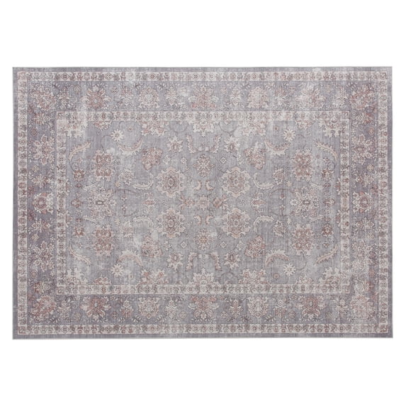 4x6 Area Rug Washable, Non-Slip Flower Rug for Living Room Bedroom ...