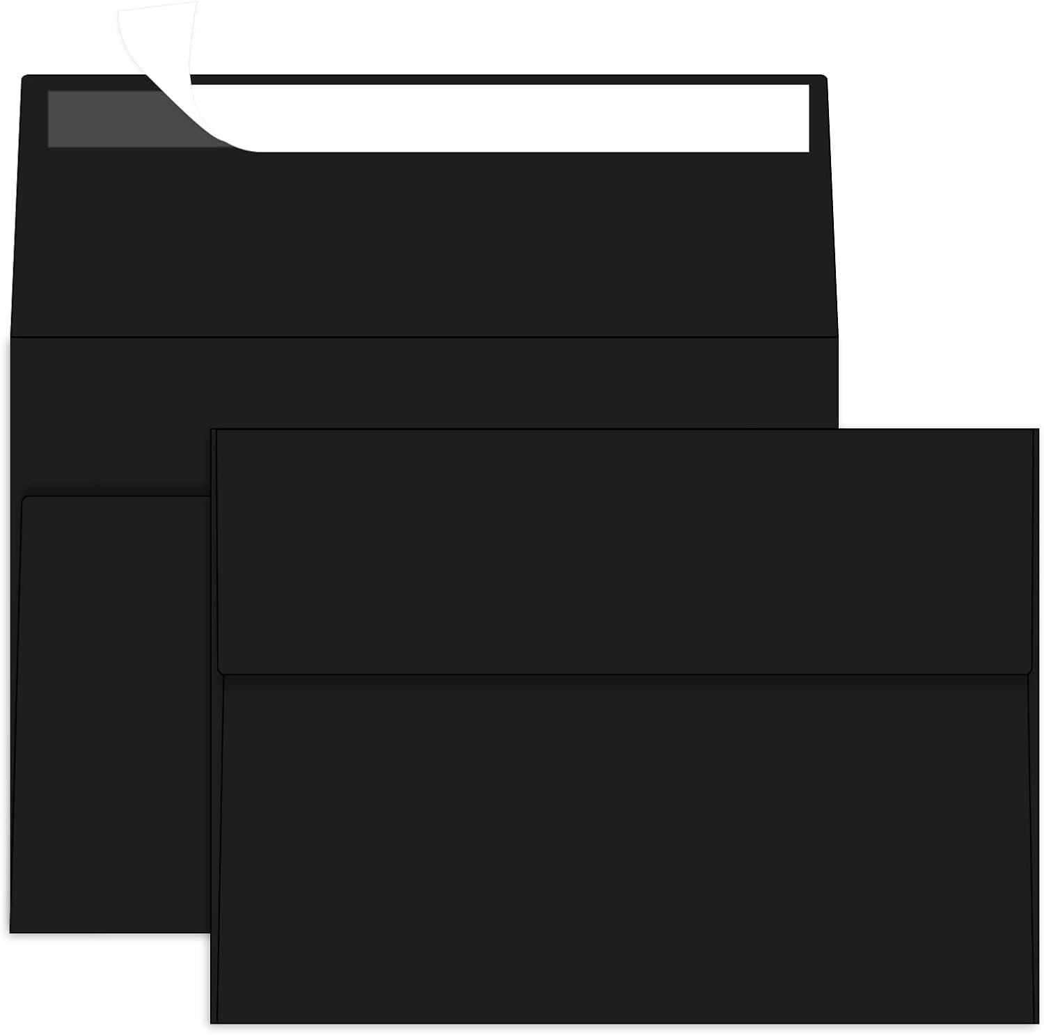 4x6 Black Envelopes For Invitation, A6 envelope 4.75 x 6.5 inch, 4X6 ...
