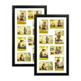 Pemtow 4x6 Collage Picture Frames 2 Pack Black Wall Mount Multi Photo ...