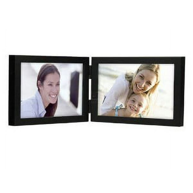 4x6 Double Horizontal Black Concepts Photo Frame - Walmart.com