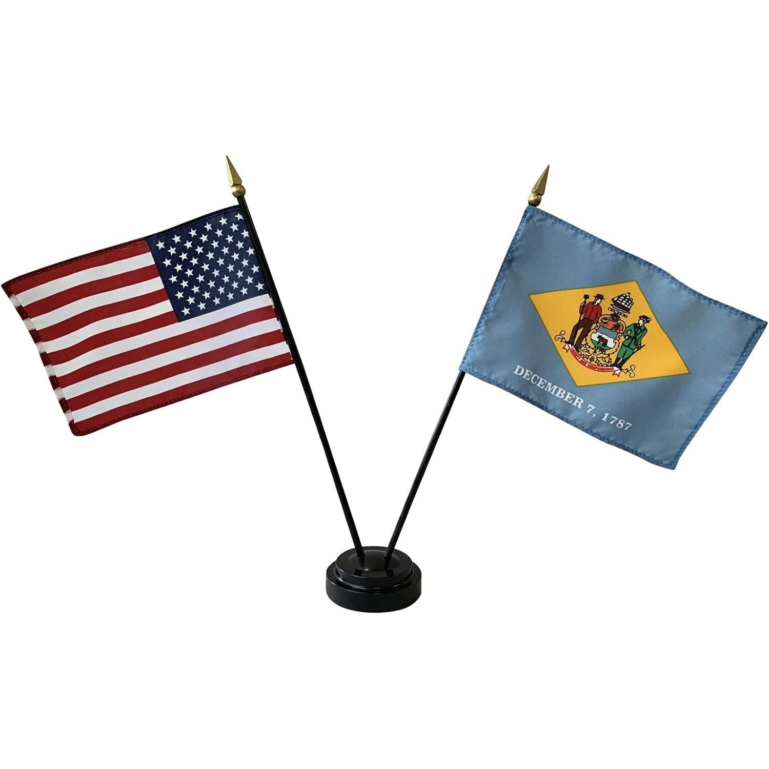 4x6 E-Gloss Delaware Stick Flag - Flag Only - Qty 6 - Walmart.com