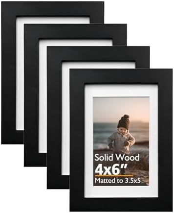 4x6 Black Picture Frames