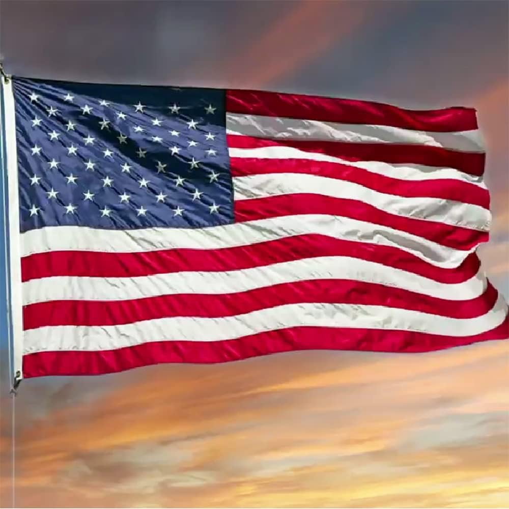 "4x6 Ft Flag - Embroidered Stars, Sewn Stripes, Durable and Long ...